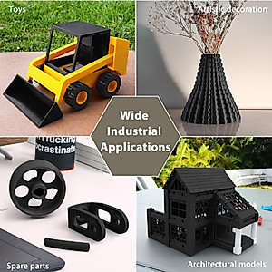 iSANGHU Carbon Fiber ABS Filament 1.75mm, Lightweight & High Toughness, Enhanced ABS-CF 3D Printer Filament, Black Carbon Fiber Filament ABS Filament 1kg(2.2lbs) Spool