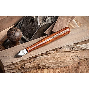 Clarke Brothers Marking Knife – Wood Marking Gauge – Premium Woodworking Tool with Double High Carbon Steel Blade – Quality Design with Ultra-Sharp Blade – Beautiful Wooden Handle