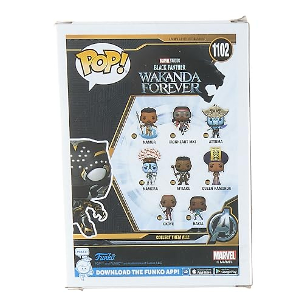 Funko Pop! Marvel: Black Panther - Wakanda Forever, Black Panther