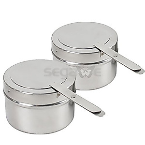 Elegant Design Durable Frame 4 PACK CATERING STAINLESS STEEL Welded CHAFER CHAFING DISH SET 8 Quart PARTY PACK Buffets, Hotel Breakfast Area, Brunches, Wedding Banquets Mirror Dripless Water Pan