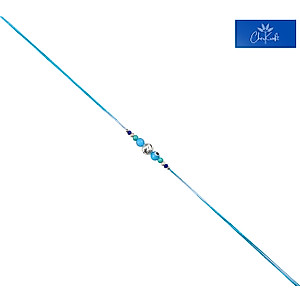 CHERKRAFT Rakhi for Brother Evil Eye Pack of 2 Design Rakhi for Small Bhai Bro Thread Rakhi (Design 4, Standard)