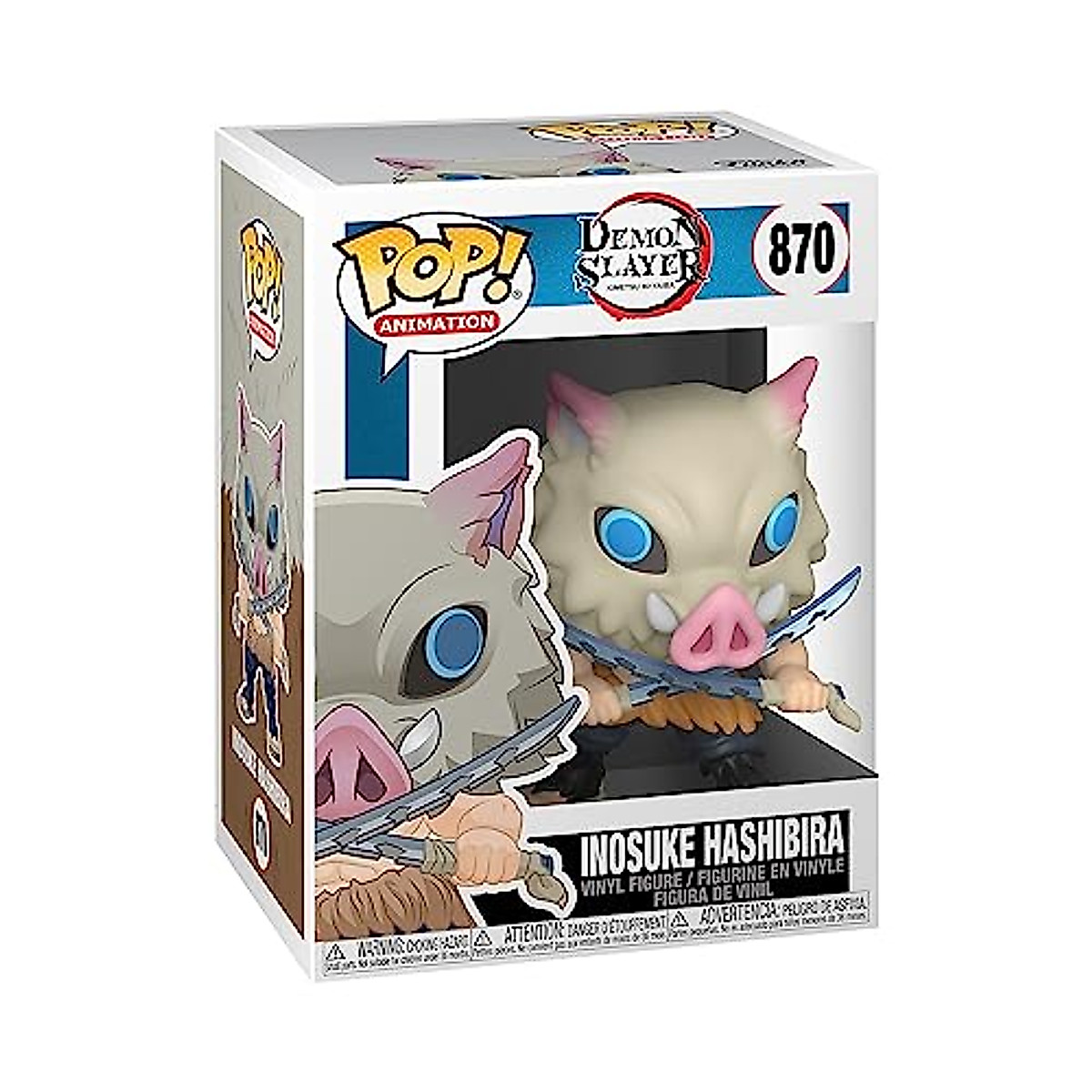 Funko POP Pop! Animation: Demon Slayer - Inosuke Hashibira, Multicolor