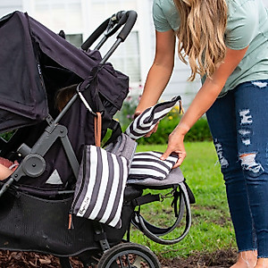 Diaper Bag Organizer Insert-Set of 4 Labeled Diaper Bag Organizing Pouches -Waterproof Packing Cubes for Diaper Bag- Diaper Bag Packing Cubes with Wet Bag Included-Diaper Bag Inserts Organizer