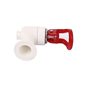 Qtqgoitem Home Push Type Plastic Water Tap Faucet 3/8BSP White Red (Model: b29 ec2 477 abb 44f)