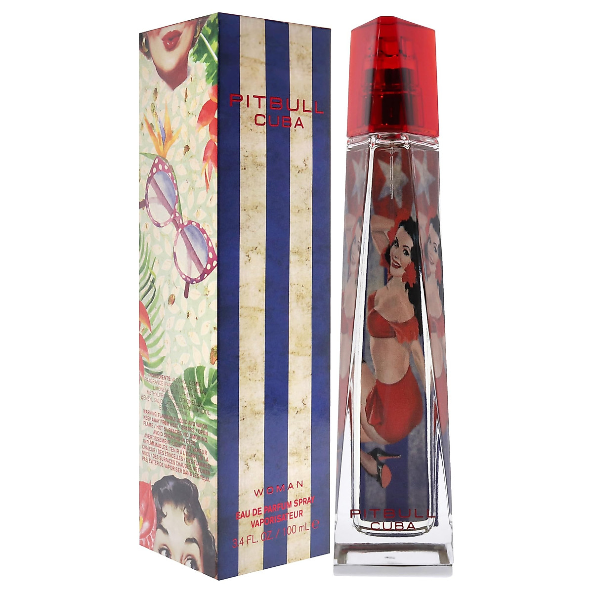 Pitbull Cuba Pitbull Pitbull Cuba EDP Spray Women 3.4 oz