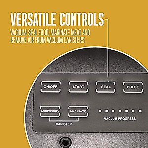 Weston 65-0501-W Professional Advantage Vacuum Sealer, 11", Stainless Steel and Black