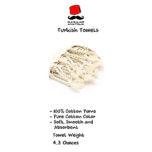 Turkish Hand Towels Set of 4 Arpa Peshtemal Towel 100% Cotton 45x20" Decorative Bathroom Towel Boho Farmhouse Decor Light Weight Quick Dry Hand Bath Hair Gym Face Tea Kitchen Dishcloth Set (Black)