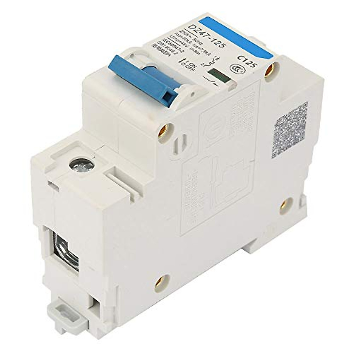 YWBL-WH Circuit Breaker DZ47-125 1P Current 30mA Leakage Air Switch 0.1S 7.5KA (125A)