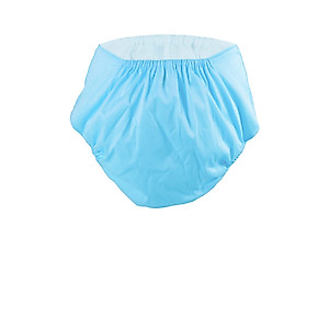 CutiePlusU Adult Cloth Diaper Washable Adult Pocket Nappy Cover Adjustable Reusable Breathable Leak Free - Blue
