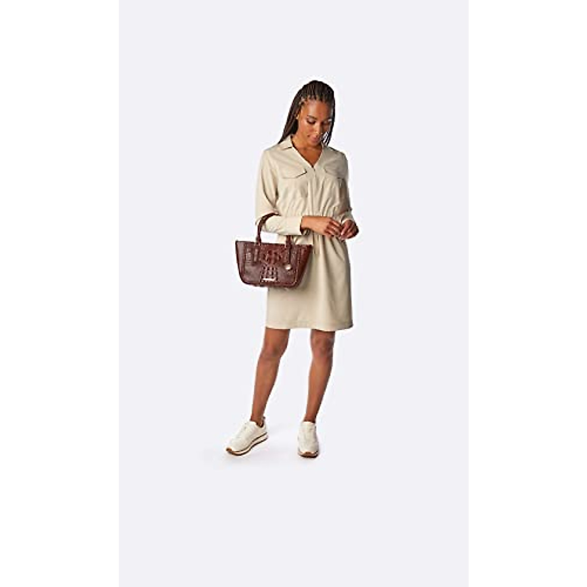 BRAHMIN Purple Potion Melbourne Small Ashlee