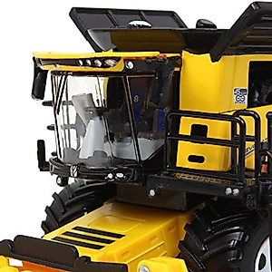 ERTL 1/64 New Holland CR9.90 Combine with Corn & Draper Heads, Prestige Series 13958