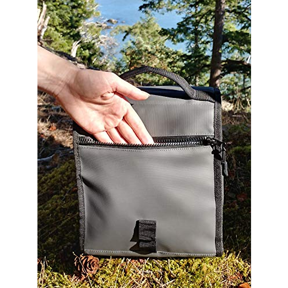 Sturdy Pal NOW BACK IN STOCK! Get your Insulated Foldable and Adjustable Size Heavy-Duty Leak Proof Lunch Bag for Men & Women with Utensil Zip Pouch