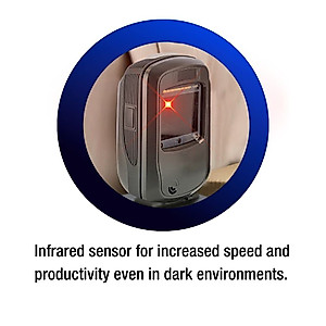 Star Micronics BSD-FR4080 Desktop USB 1D/2D Barcode Scanner Compatible with mC-Print and mPOP, Black