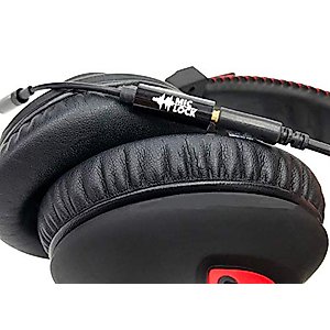 Mic-Lock Lightning with Sound Pass - Audio and Data Security Privacy Protector - Lightning to 3.5mm Headphone Adapter (Single Pack)