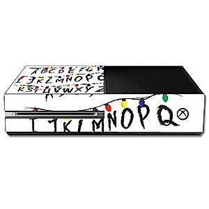 MightySkins Skin Compatible with Microsoft Xbox One - Stranger Alphabet | Protective, Durable, and Unique Vinyl Decal wrap Cover | Easy to Apply, Remove, and Change Styles | Made in The USA