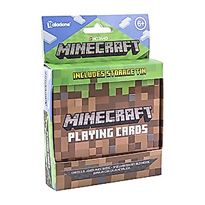 Minecraft Playing Cards - Standard Deck of Cards in Collector Travel Tin