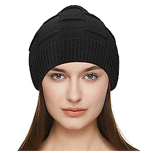 2 Pack Beanie Hats,Unique Christmas Stocking Stuffers Gifts for Women Men Teenagers Girls Her Husband Boys (Black+Black)