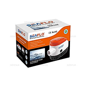 SEAFLO Automatic Submersible Boat Bilge Water Pump 12v Auto with Float Switch-New 750gph 4 Year Warranty!
