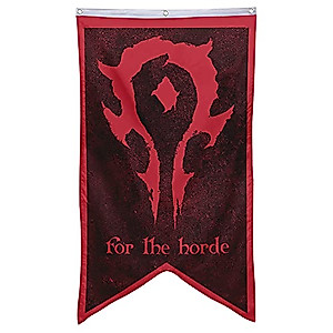 Bayyon For the horde Banner Flag 30x50 Inch Man Cave Home Office Bed Room Decor