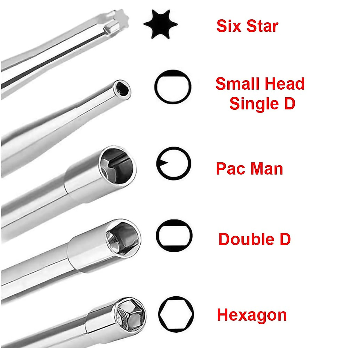 Realman 10pcs Carb Screwdriver Ajusting Tool Kit Carburetor Adjustment Tool for Stihl Craftsman Husqvarna Echo McCulloch MTD Oleo-Mac Poulan Blower Chainsaw Trimmer