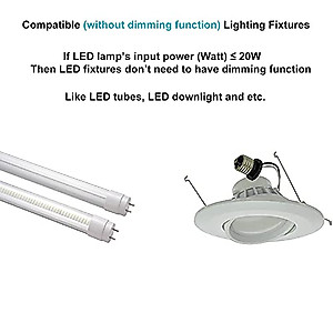 LED Emergency Backup Driver 20W, 120V-347VAC, Rechargeable UL Approved Backup Battery, Over 90mins Emergency Time, for LED troffer, Panel and Tubes