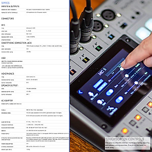 Zoom PodTrak P8 Multitrack Podcast Recorder + 4X Zoom ZDM-1 Podcast Mic + 4X Headphones + 4X Windscreens + 4X Tabletop Stands + 64GB Memory Card + 4X Boom Arms + Cables - Ultimate Podcasting Bundle