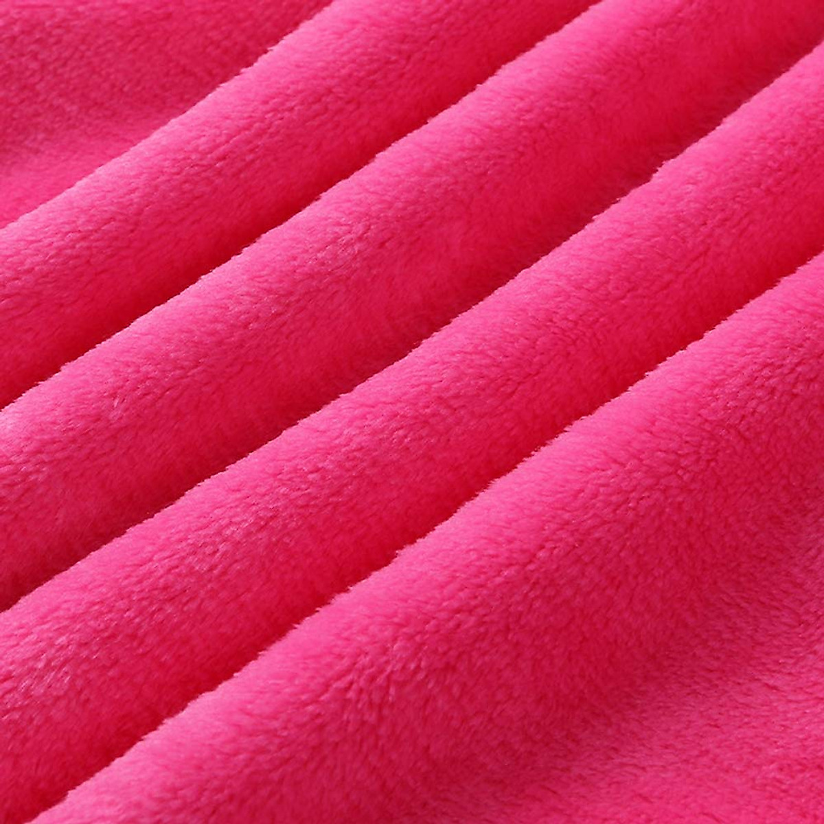 God Sweet Bowknot Hooded Robe Warm Soft Sleepwear Housecoat, Rose Red, 2T