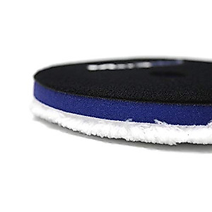 Maxshine Microfiber 5” Polishing Foam Pad for Cutting – Hook and Loop, for DA and Rotary Polishers, Ultra-Soft Microfiber pad