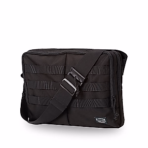 Cargo Works® Laptop Shoulder Bag Compatible 13-13.3 Inch MacBook Pro, Notebook Computer, Messenger Briefcase Sleeve Carrying Case Cover, Black