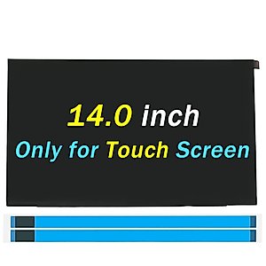 PEHDPVS 14" New LCD Screen Replacement N140HCN-G53 B140HAK03.1 LP140WFB-SPH1 for Dell Latitude 14 3420 5400 5401 5410 5411 5420 60Hz 40 Pins 1920x1080 LCD LED Laptop Panel(Only for Touch Screen)