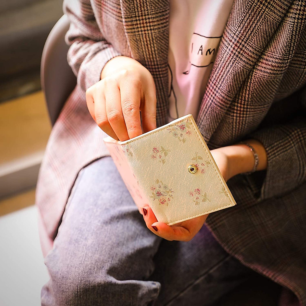 Rose Lake Women Wallet (5 Pack) Bifold Pocket Change Purse RFID Blocking Pouch with Snaps Closure Gifts for Girls (Mult Color-5 Pcs)