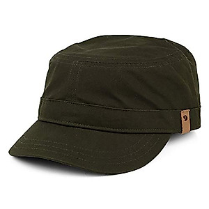 Fjällräven Men's Standard Singi Trekking Cap, Dark Olive, M