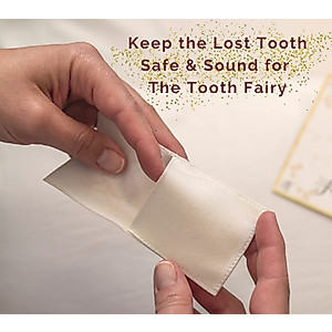 20 Moments of Tooth | 20 Customizable Cash Replacement Tooth Fairy Cards and 1 Tooth Fairy Bag | Tooth Fairy Gifts for Girls and Boys | 20 Moments Fairy Funds ToothFairy Gift