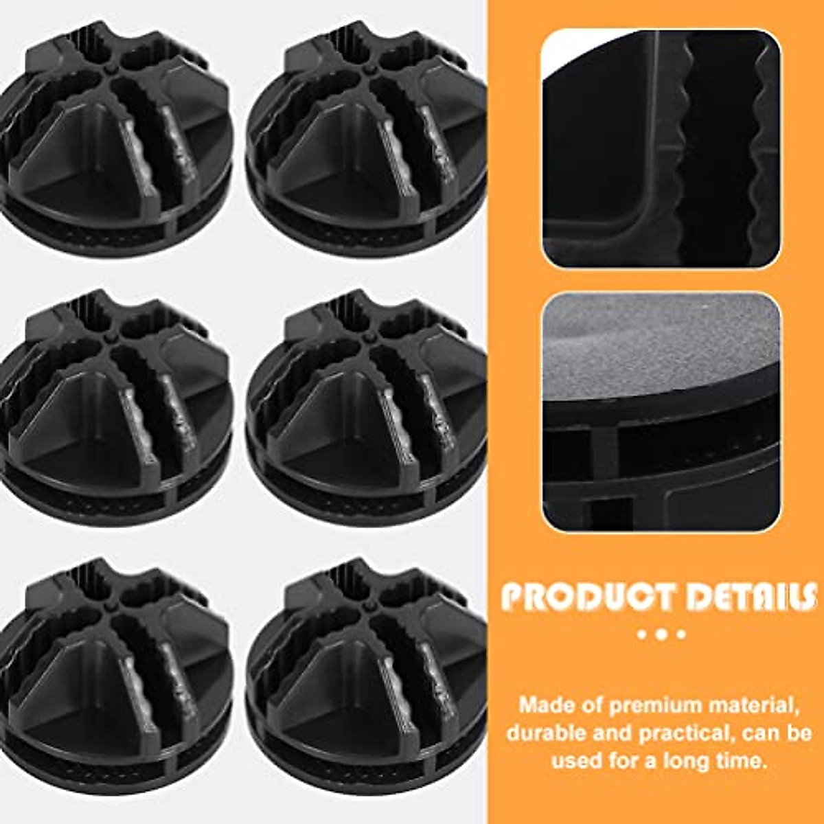 iplusmile Cable Connectors 30pcs Wire Cube Plastic Connectors for Cube Storage Shelving and Cabinet Modular Organizer Closet Clasp Buckle Clip Black Wire Shelf Rack