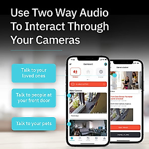 Abode Cam 2 | Indoor/Outdoor WiFi Connected Security Camera with Full Color Low-Light Video, Motion Detection, and Two-Way Voice