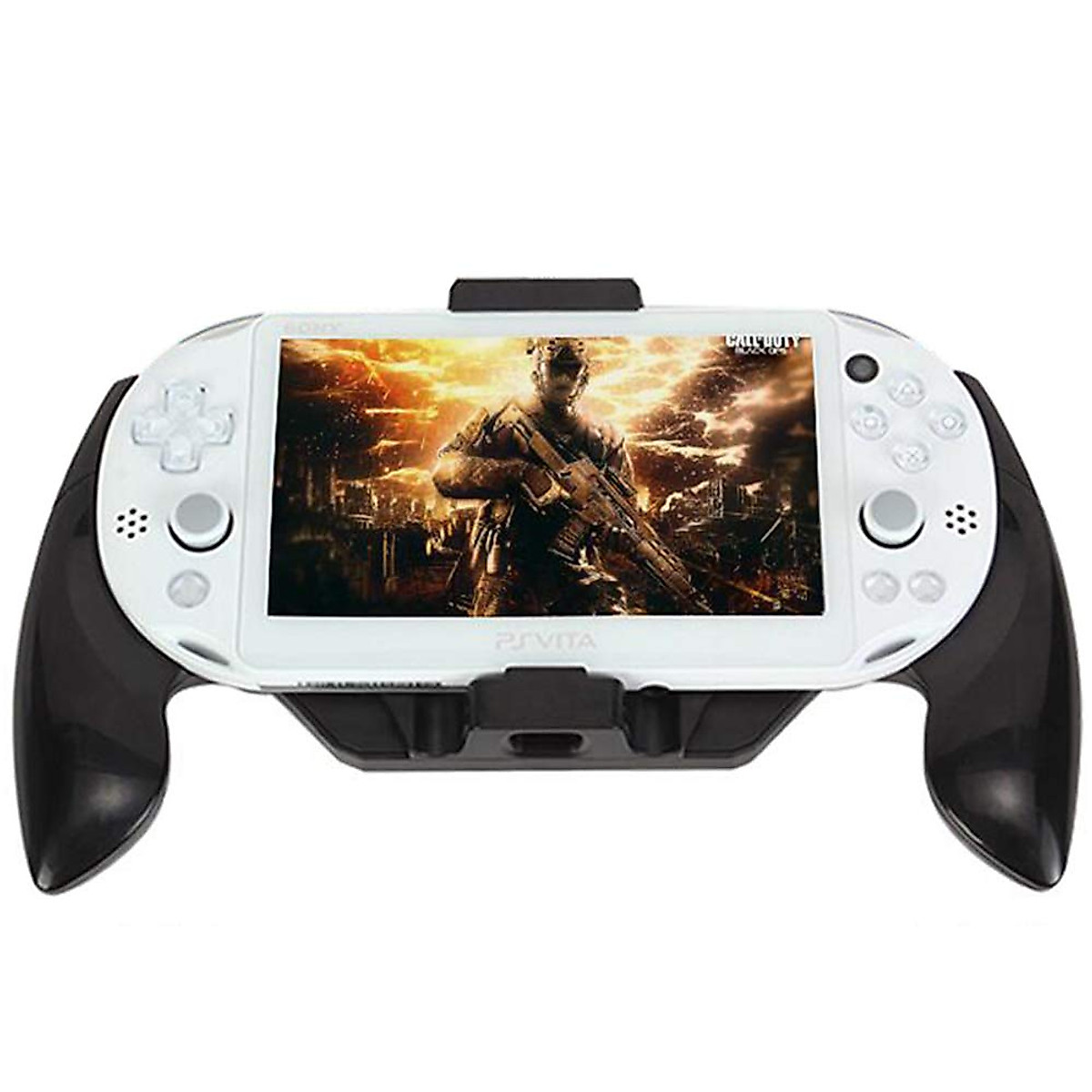 OSTENT Flexible Joypad Bracket Holder Hand Handle Grip for Sony PlayStation PS Vita PSV PCH-2000 Color Black