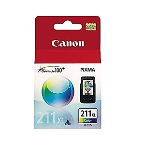 Canon CL-211XL Color Ink Cartridge Compatible to iP2702, MX340, MX350, MX320, MP250, and MP270 (2975B001)