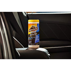 Armor All Car Protectant Wipes, Car Interior Cleaning Wipes for Cars, Trucks & Motorcycles, 25 Count Each, 150 Wipes Total (Pack of 6)