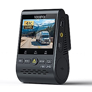 VIOFO A129 Pro 4K Dash Cam 3840x2160P Ultra HD 4K Dash Camera Sony 8MP Sensor GPS Wi-Fi, Front Camera only, Buffered Parking Mode, G-Sensor, Motion Detection, WDR, Loop Recording