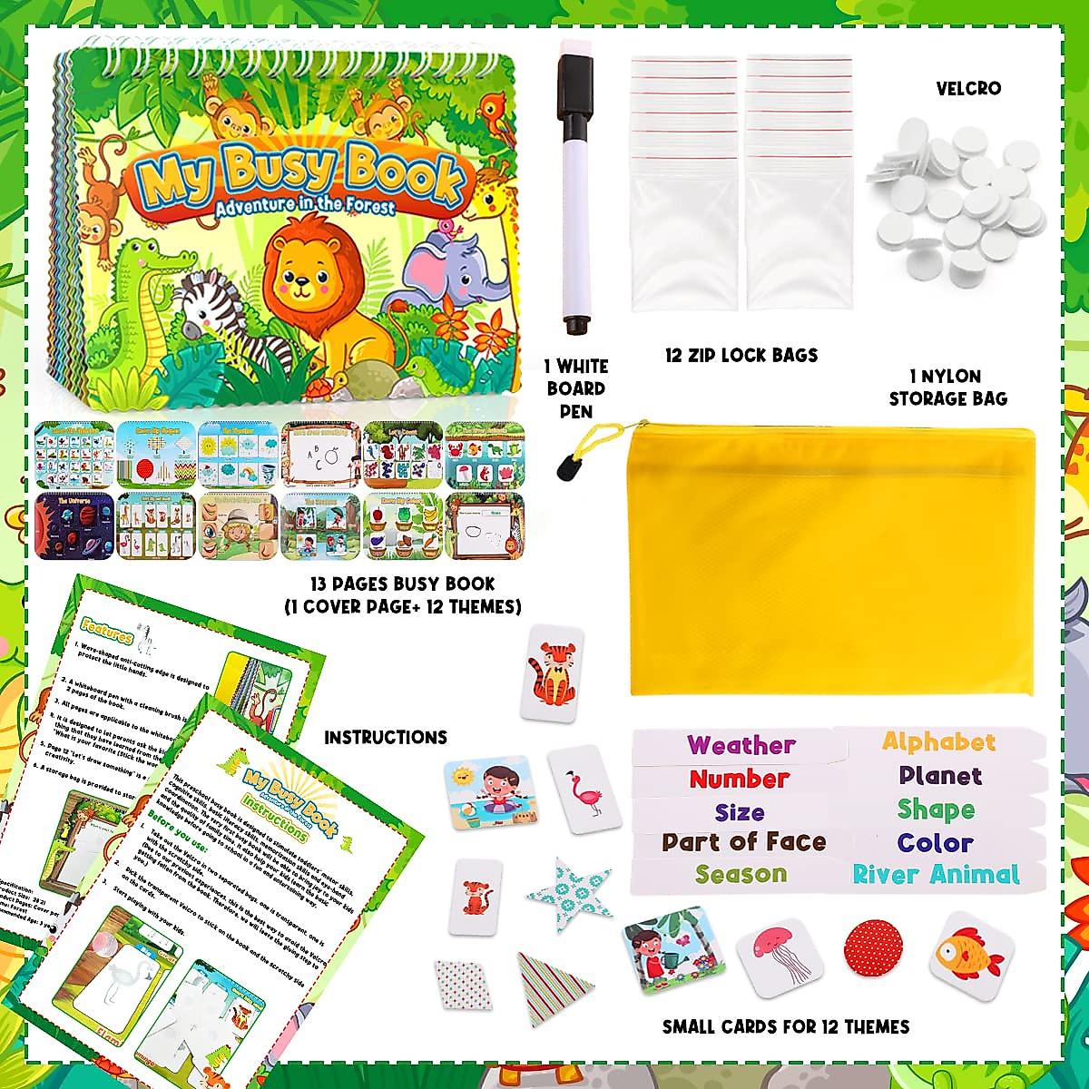 Innofans Preschool Learning Activities