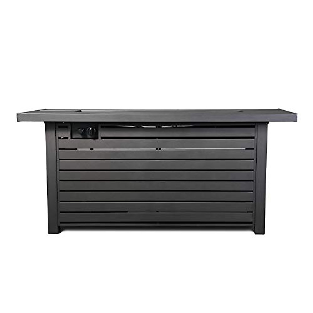 Hanie Design Parkside Gas Fire Table,Black