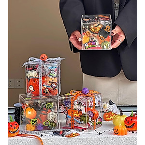 KissYou Acrylic Box with Lid 2 Pieces Clear Square Cube Jewelry Storage Box Small Plastic Containers Weddings, Party Gift, Candies & Accessories Square Cube Boxes