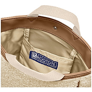 ROOTOTE 1349 Women's Mini Shoulder Tote Bag, EU Square, 2-Way, Boa A, Ivory