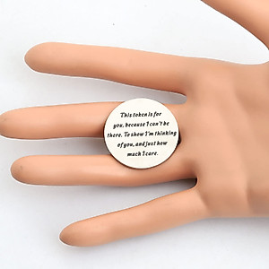 BAUNA Miscarriage Gifts Angel Baby Memorial Token Miscarry Infant Loss Gift for Parents Grief Sympathy Packet Token (Angel Baby Memorial Token)