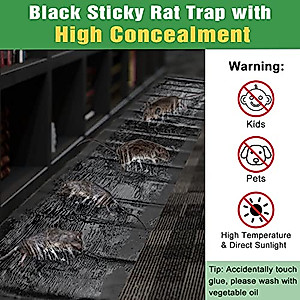 6 Pack Sticky Mouse Trap, X- Large 47.2 * 11'' Glue Traps for Mice and Rats Traps Indoor for Home, Rodent Snakes Spiders Roaches