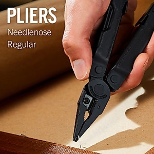 LEATHERMAN, Rebar Multitool with Premium Replaceable Wire Cutters and Saw, Black with MOLLE Sheath