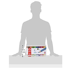 Caran d'Ache Fancolor Color Pencils, 40 Colors