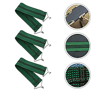 BESPORTBLE 3pcs Gravity Chair Replacement Fabric Anti Gravity Lounge Chair Cloth Crackproof Belt Recliner Repair Part for Outdoor Patio Beach