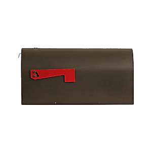 Special Lite Titan Aluminum Curbside Mailbox - Copper Aluminum Mailbox for Post Mount - SCH-1016A-CP