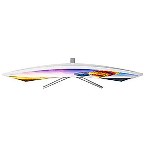 New Samsung 32" Full HD Curved Screen LED TFT LCD Monitor Glossy White MagicBright FreeSync Technology Eco Saving Plus Eye Saver DisplayPort HDMI (LC32F397FWNXZA)